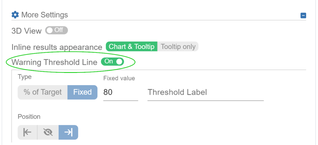Warning Threshold I Customization I Performance Objectives for Jira app