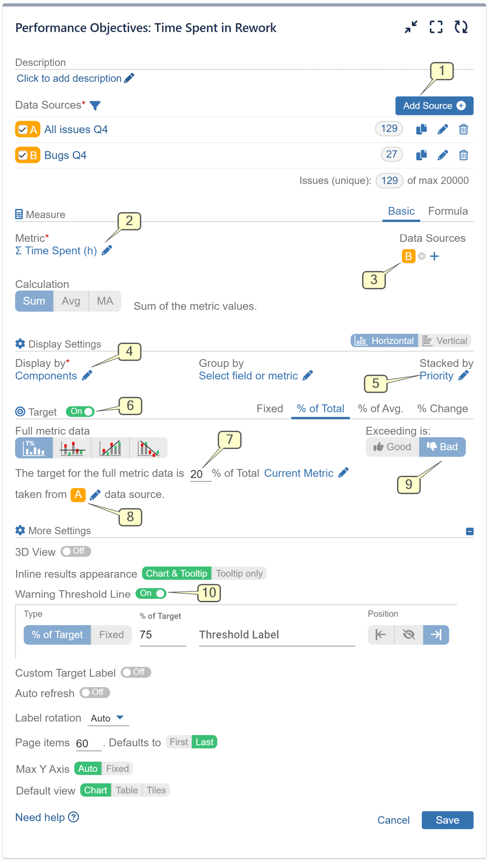 Time spent in rework - Track objectives in Jira
