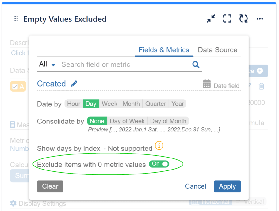 Exclude Empty Dates I Performance Objectives For Jira