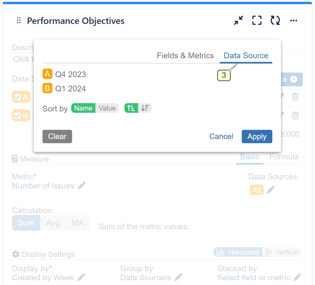 By Date Index | Data Segmentation | Performance Objectives: Charts for Jira
